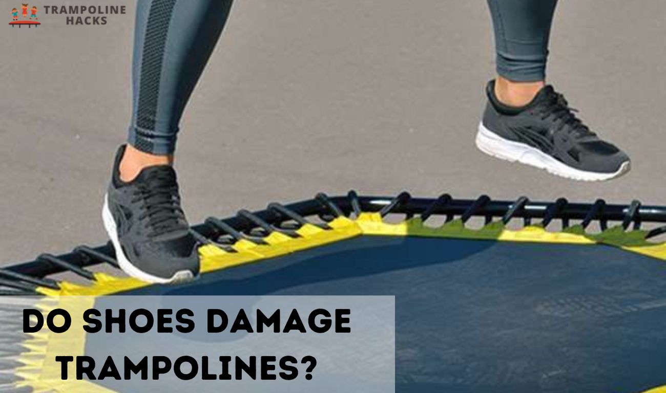 Can You Wear Shoes On A Trampoline? [Is It A Good Idea?]