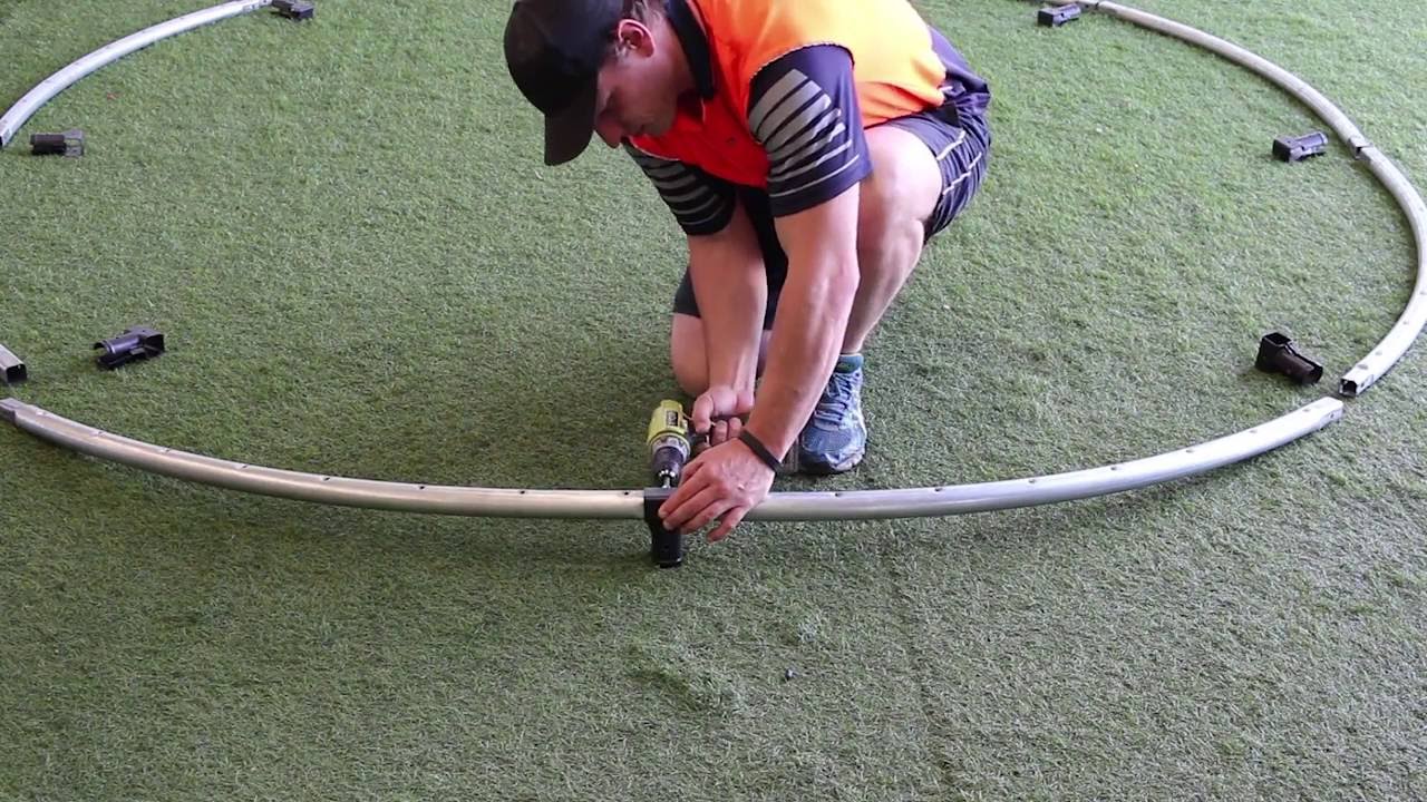 How To Put A Trampoline Together? Baby Steps! - Trampoline Hacks